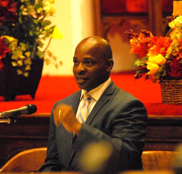 Acting Supreme Court Judge Reginald Boddie speaks in Harlem - New York ...