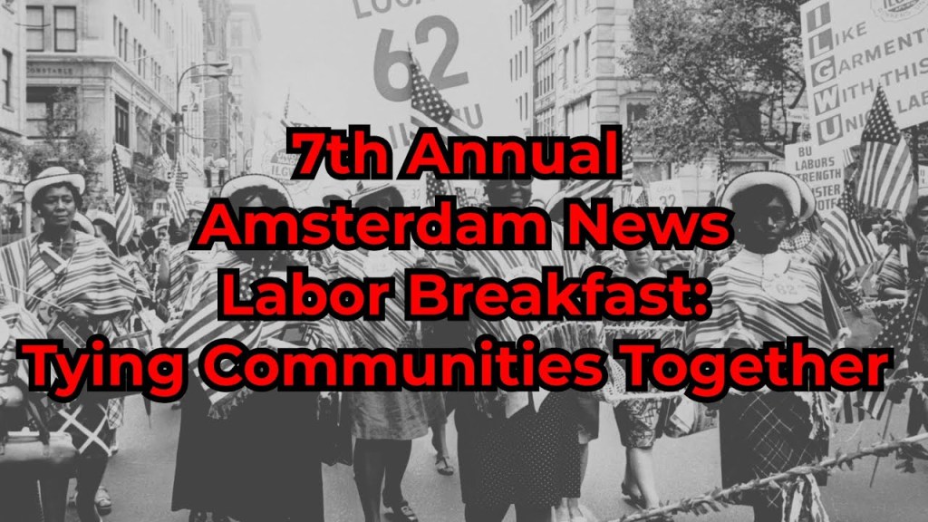 Labor Awards Breakfast 2021 - New York Amsterdam News
