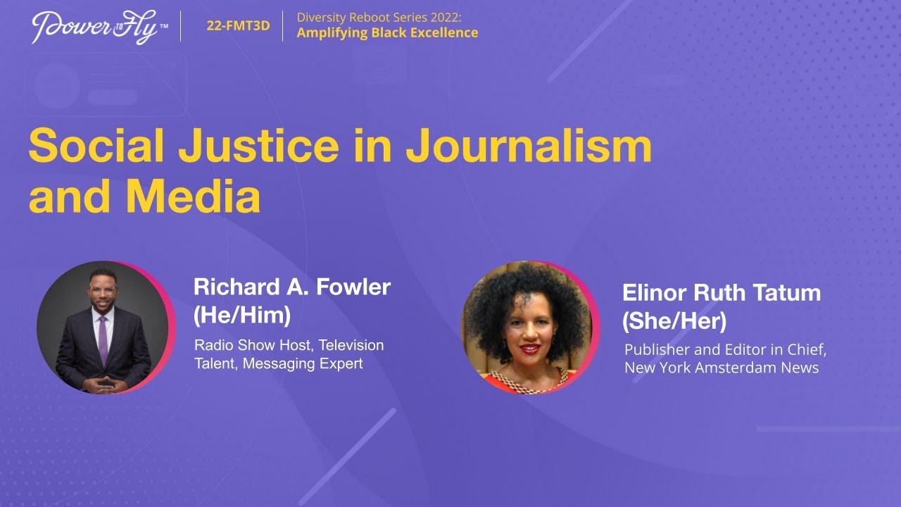 Social Justice in Journalism and Media ft. AmNews Publisher and Editor ...