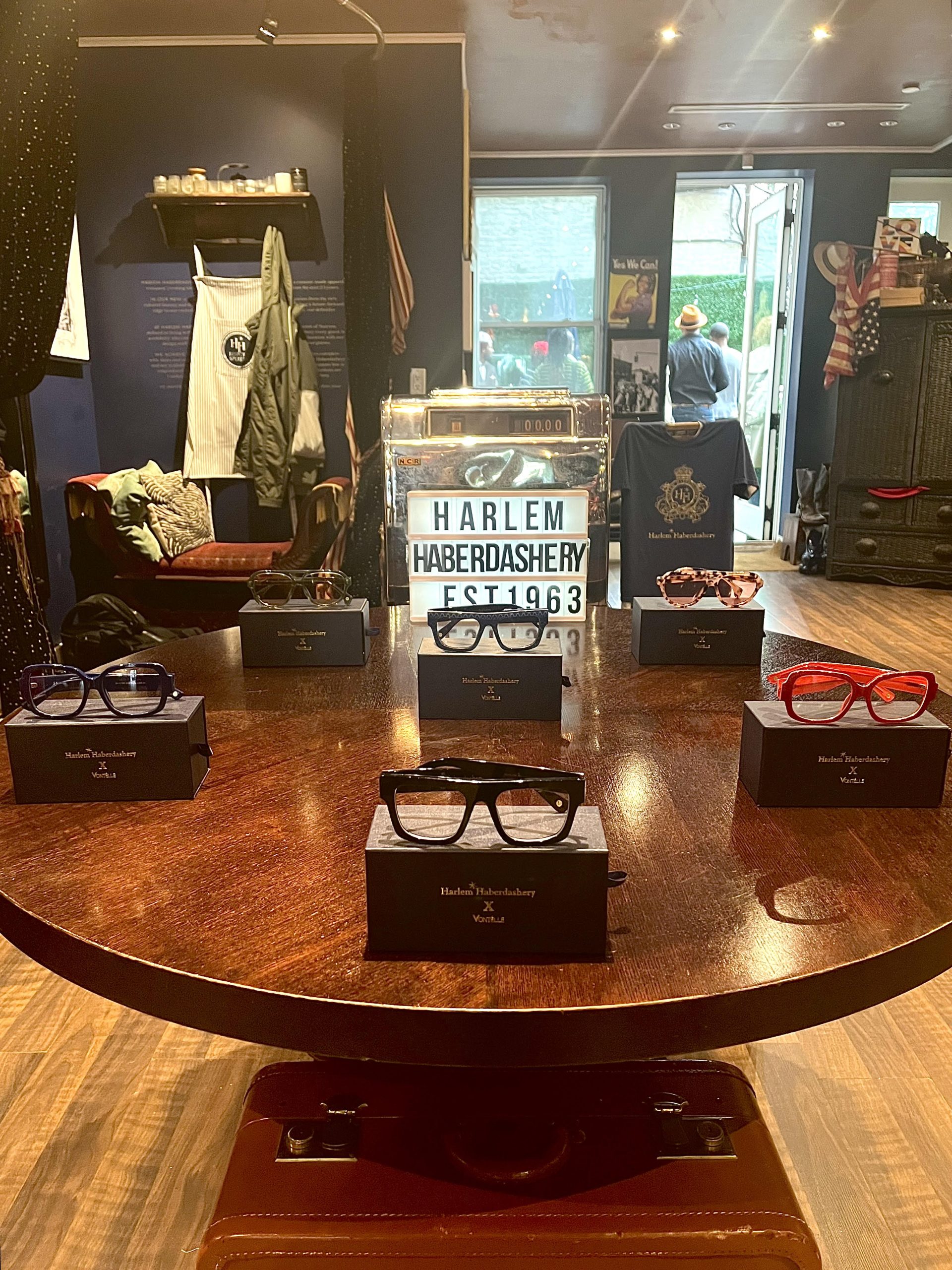 Harlem Haberdashery x Vontélle create stylish eyewear