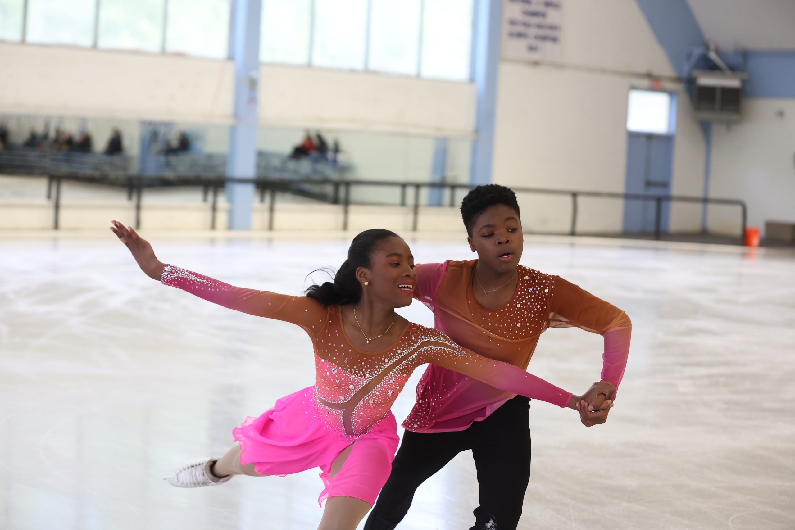 Kouevi and Homawoo ice dance team continues to ascend