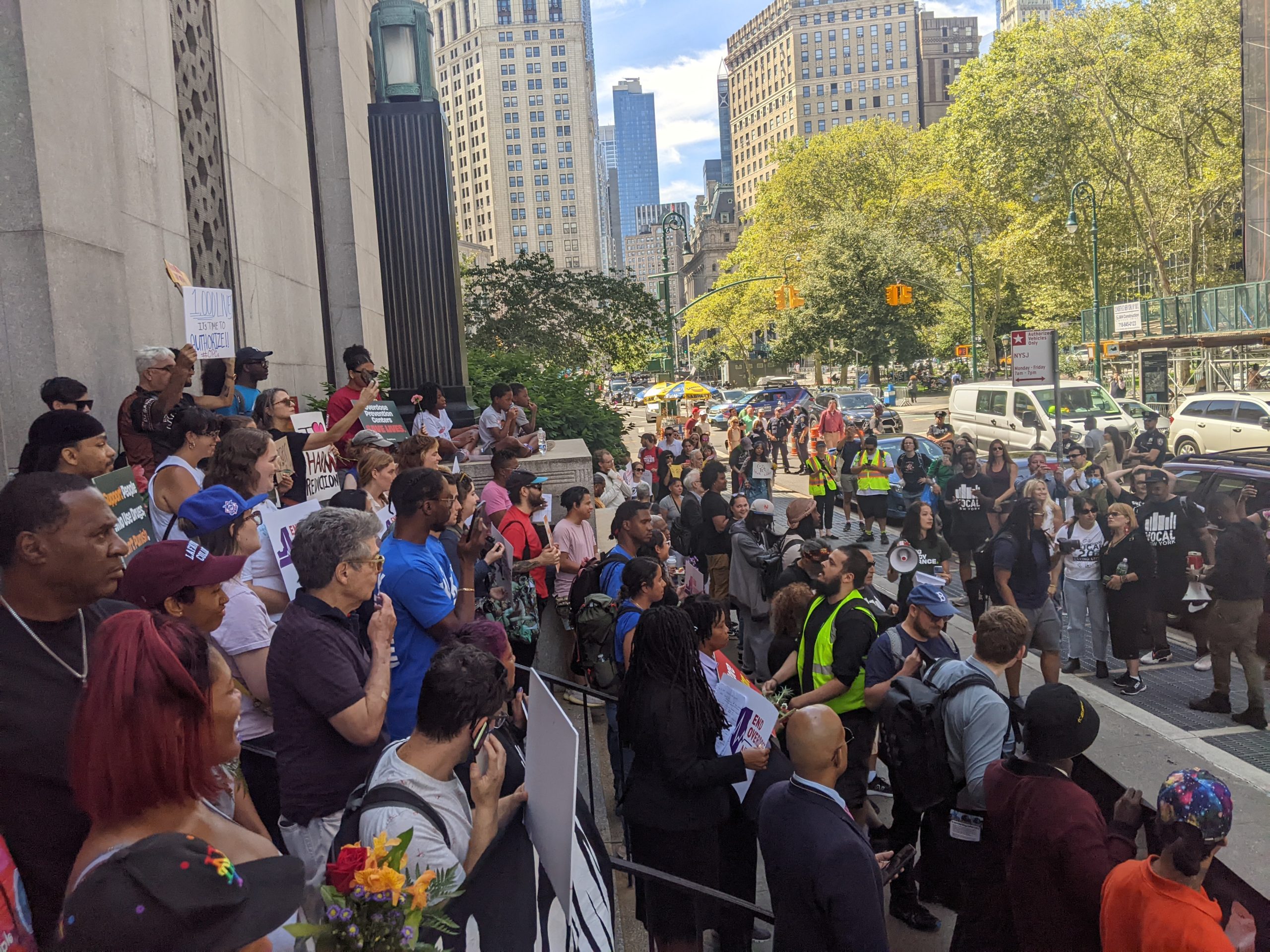 Vocal-NY rallies for International Overdose Awareness Day
