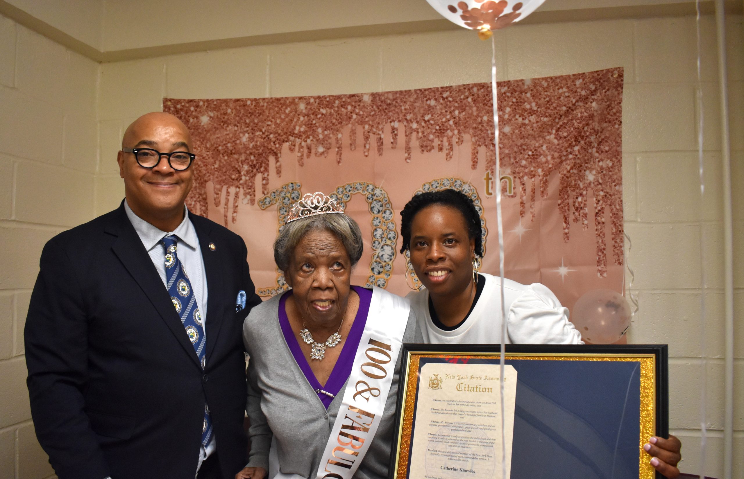 Lifelong Harlem resident Catherine Knowles turns 100 years old
