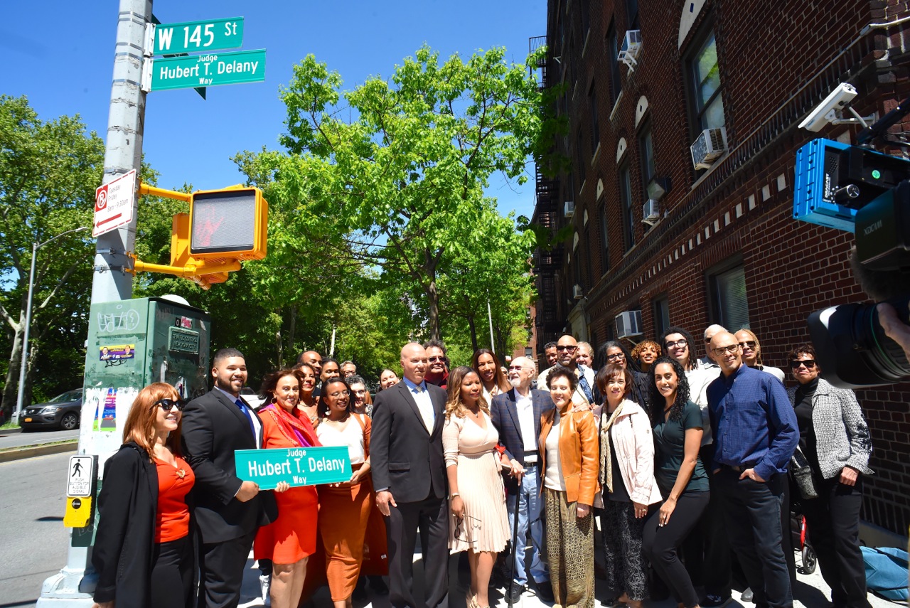Street co-naming ceremony honors Judge Hubert T. Delany - New York ...